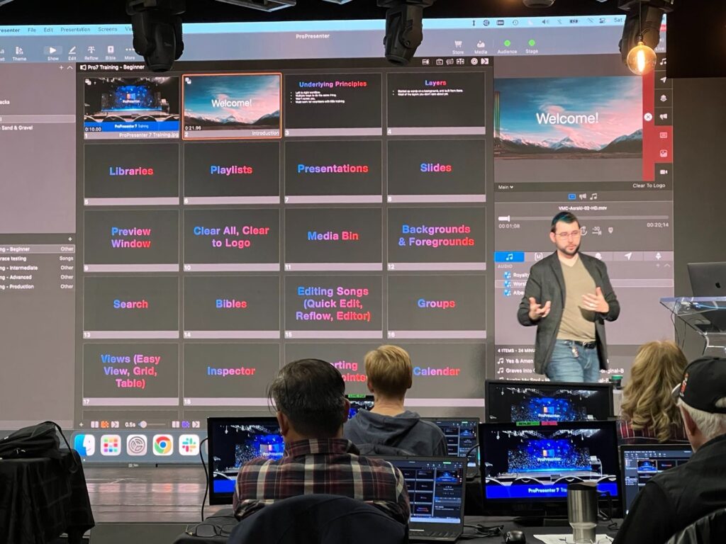 ProPresenter Training & Operation – ProPresenter Workshops & Live Production